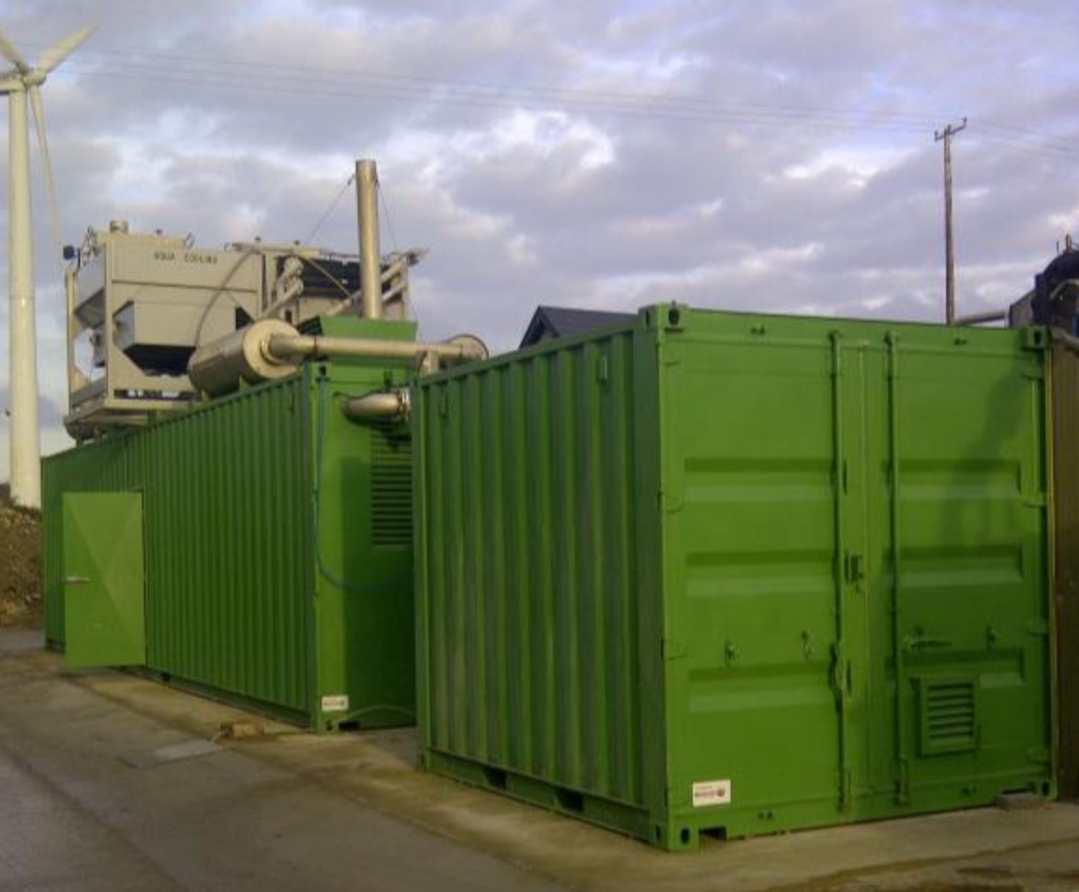 Continuous grid power from Biogas